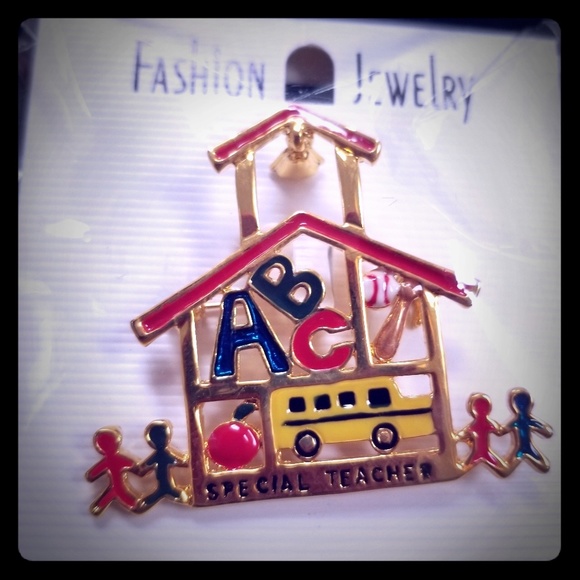Jewelry | Teacher Pin | Poshmark